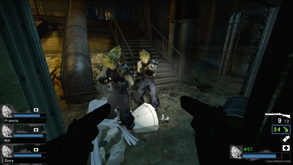 Only FFVII Cloud Strife (request) (Mod) for Left 4 Dead 2 - GameMaps.com