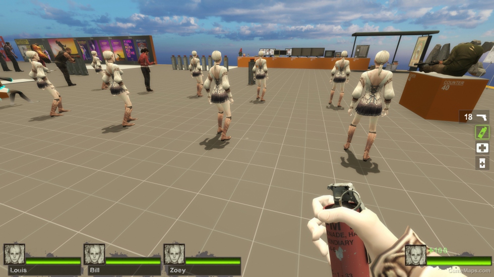 Only Fiona Zoey (request) (Mod) for Left 4 Dead 2 - GameMaps.com