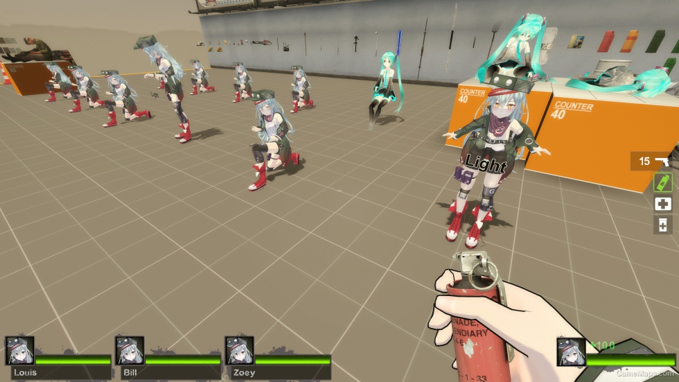 Only G11 Girls Frontline Enhanced Zoey (Mod) for Left 4 Dead 2 ...