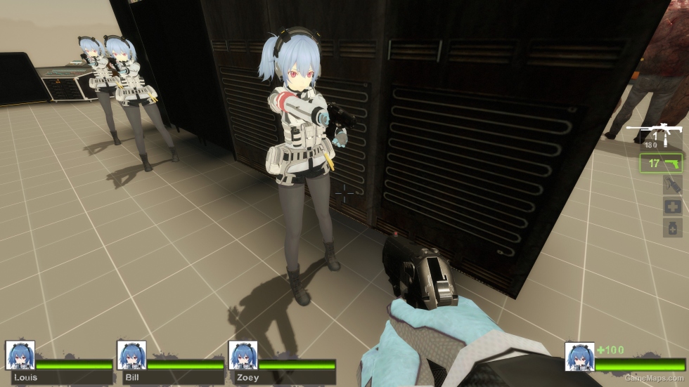 Only GF2 Colphne Zoey (request) (Mod) for Left 4 Dead 2 - GameMaps.com