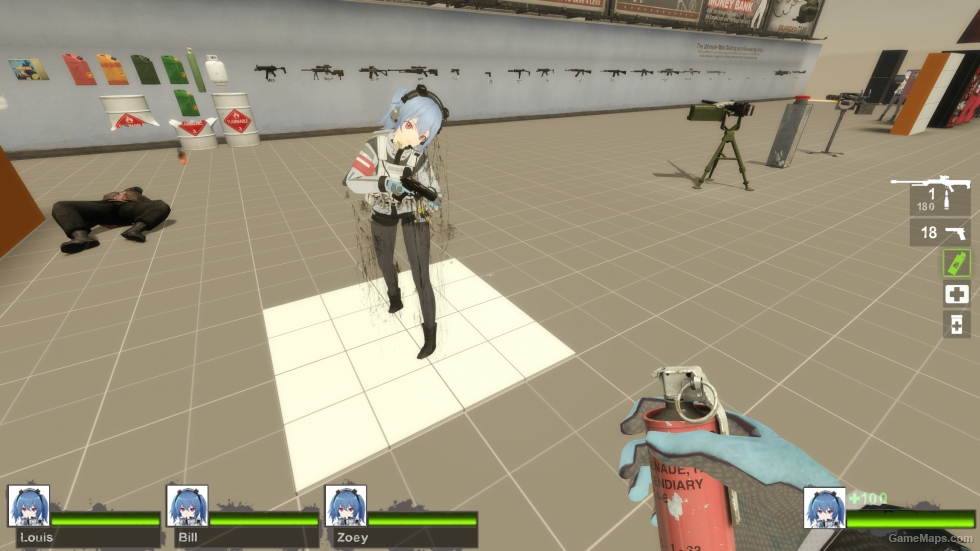 Only GF2 Colphne Zoey (request) (Mod) for Left 4 Dead 2 - GameMaps.com