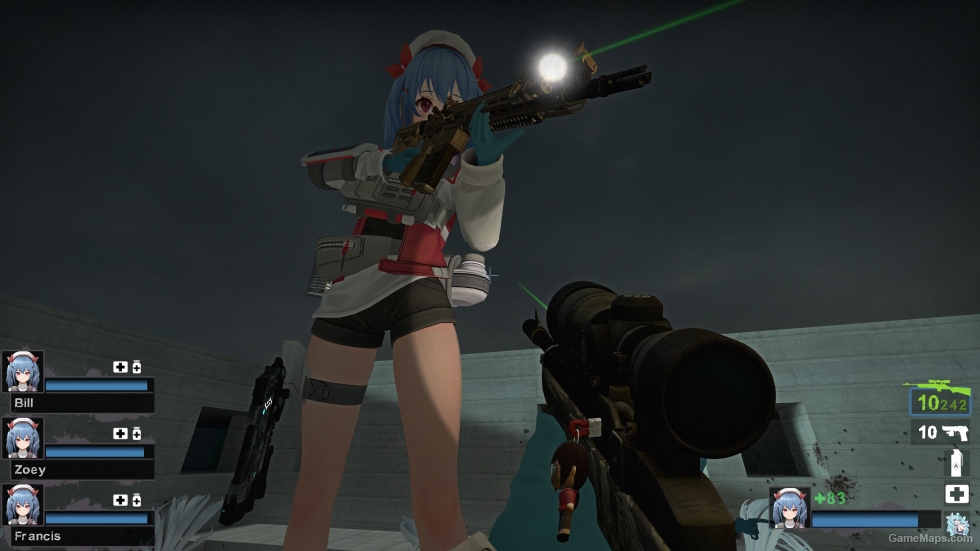 Only GF2 Exilium Colphne Zoey (request) (Mod) for Left 4 Dead 2 - GameMaps.com