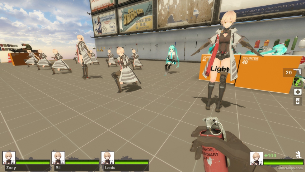 Only GF2 Exilium OTs14 Groza.ETs Zoey (request) (Mod) for Left 4 Dead 2 ...