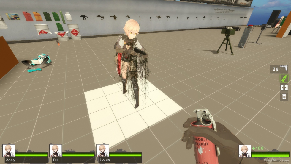 Only GF2 Exilium OTs14 Groza.ETs Zoey (request) (Mod) for Left 4 Dead 2 ...