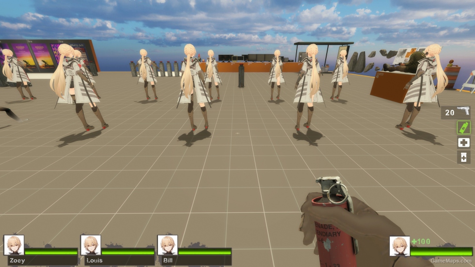 Only GF2 Groza v2 Zoey (request) (Mod) for Left 4 Dead 2 - GameMaps.com