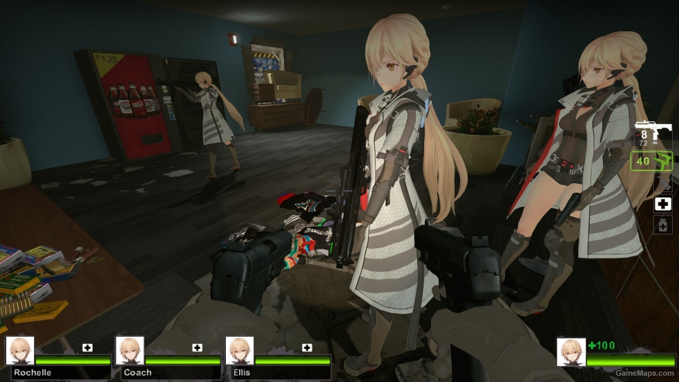 Only GF2 Groza v2 Zoey (request) (Mod) for Left 4 Dead 2 - GameMaps.com