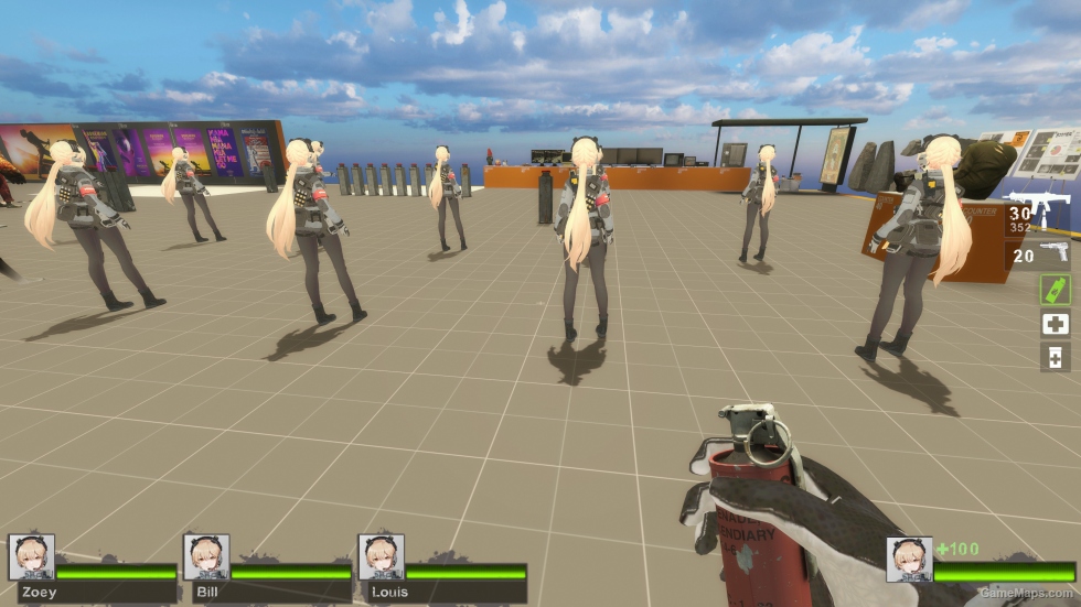 Only GF2 Groza Zoey (Mod) for Left 4 Dead 2 - GameMaps.com