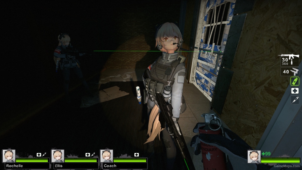 Only GF2 Groza Zoey (Mod) for Left 4 Dead 2 - GameMaps.com