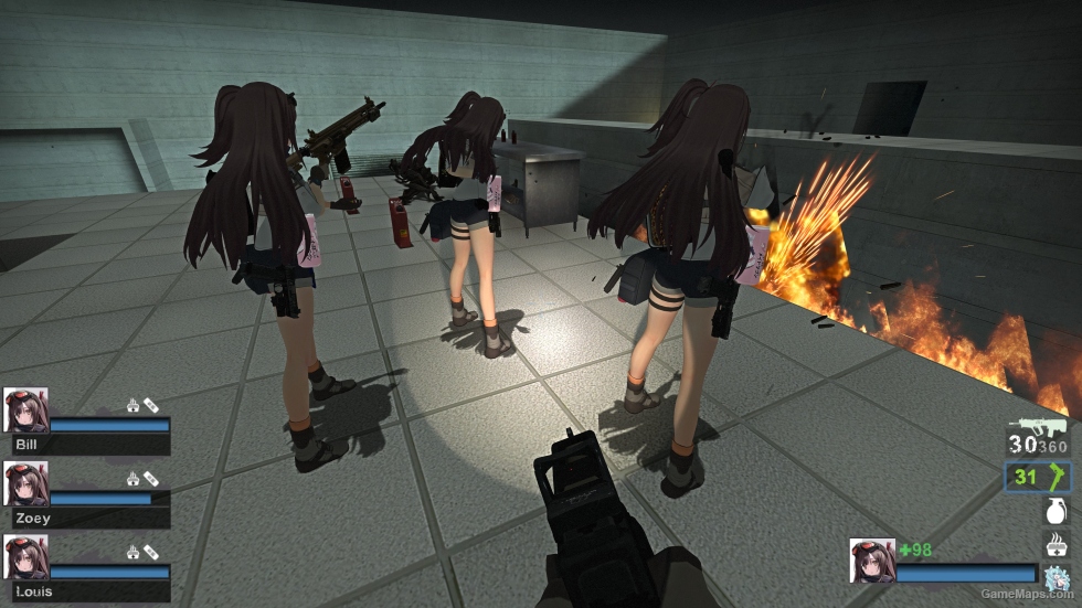 Only GF2 Mayling Shen Zoey (request) (Mod) for Left 4 Dead 2 - GameMaps.com