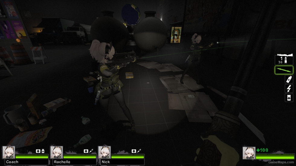 Only GF2 Peritya Zoey (request) (Mod) for Left 4 Dead 2 - GameMaps.com