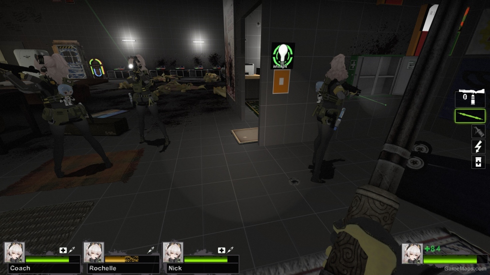 Only GF2 Peritya Zoey (request) (Mod) for Left 4 Dead 2 - GameMaps.com