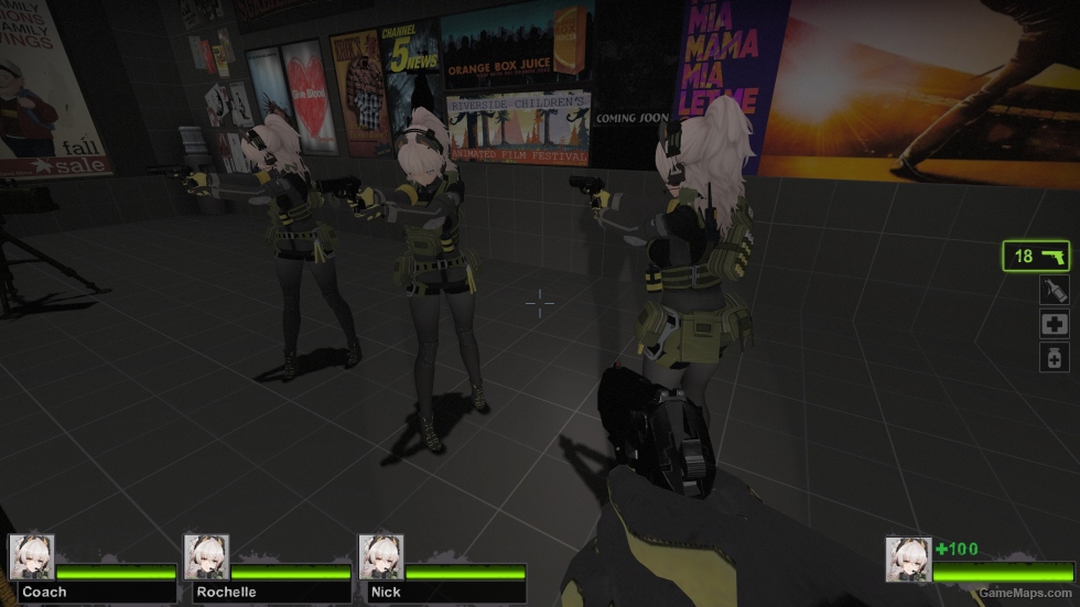 Only GF2 Peritya Zoey (request) (Mod) for Left 4 Dead 2 - GameMaps.com