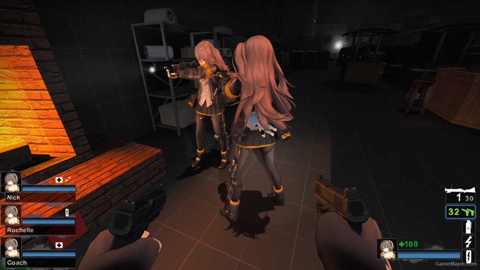 Only GFNC GF UMP45 VRC Zoey (request) (Mod) for Left 4 Dead 2 - GameMaps.com
