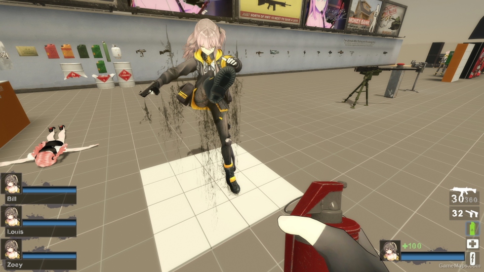 Only GFNC GF UMP45 VRC Zoey (request) (Mod) for Left 4 Dead 2 - GameMaps.com