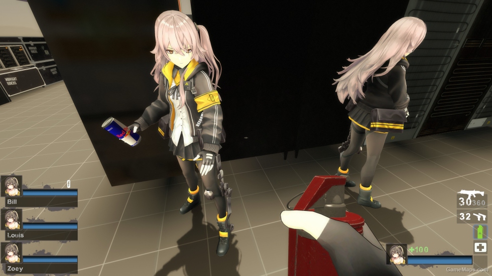 Only GFNC GF UMP45 VRC Zoey (request) (Mod) for Left 4 Dead 2 - GameMaps.com