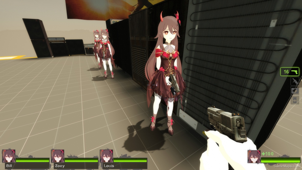 Only GI Devil Hutao Zoey (request) (Mod) for Left 4 Dead 2 - GameMaps.com