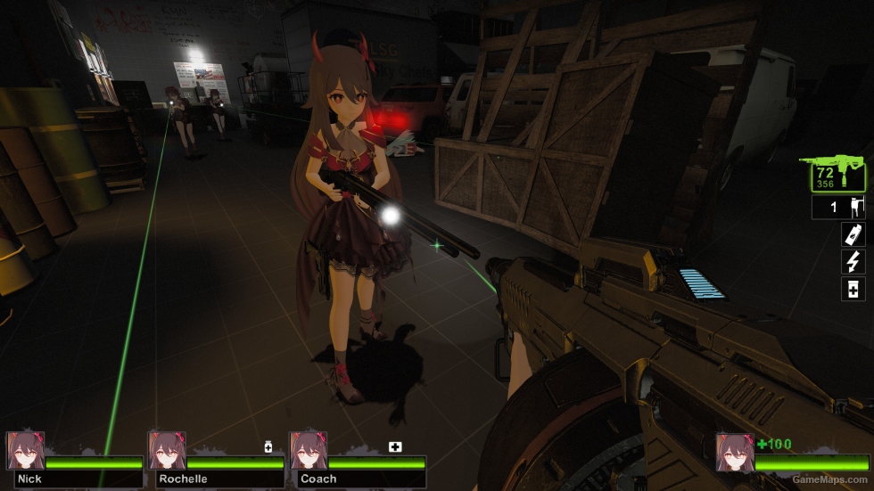 Only GI Devil Hutao Zoey (request) (Mod) for Left 4 Dead 2 - GameMaps.com