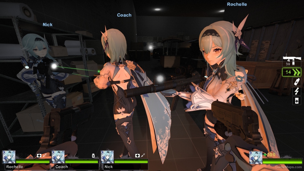 Only GI Eula Lawrence Zoey (request) (Mod) for Left 4 Dead 2 - GameMaps.com