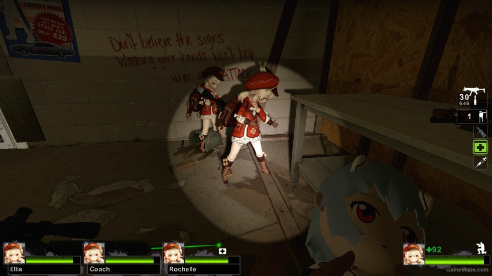 Only GI KLEE Zoey (request) (Mod) for Left 4 Dead 2 - GameMaps.com