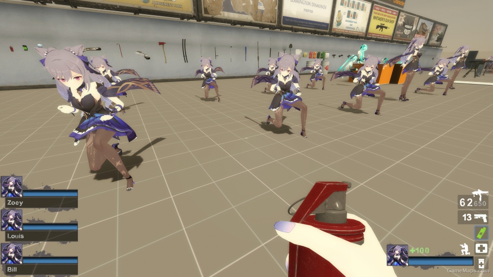 Only GI KO Splendor1 Zoey (request) (Mod) for Left 4 Dead 2 - GameMaps.com