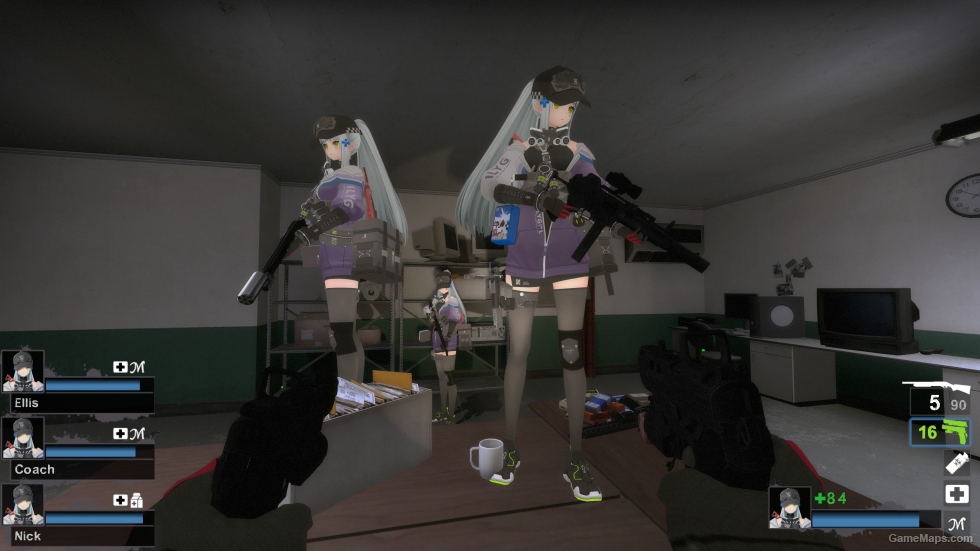 Only GIRLS FRONTLINE 2 Clukay (request) (Mod) for Left 4 Dead 2 ...