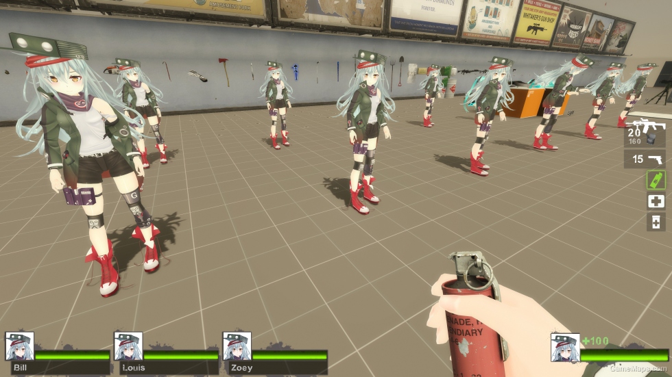 Only Girls Frontline G11 Zoey (Mod) for Left 4 Dead 2 - GameMaps.com