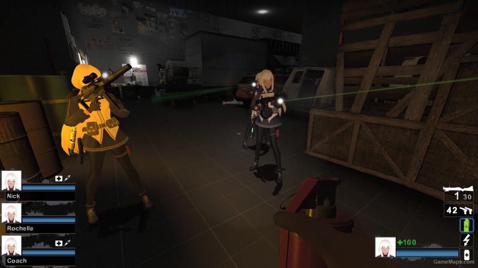 Only Girls Frontline M590 Zoey (request) (Mod) for Left 4 Dead 2 ...