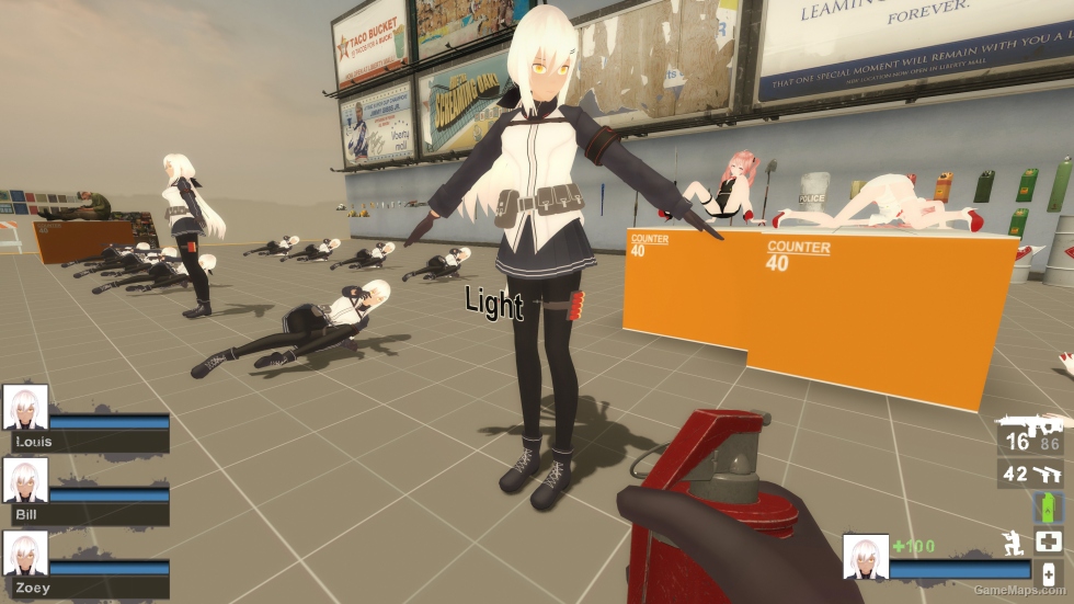 Only Girls Frontline M590 Zoey (request) (Mod) for Left 4 Dead 2 ...