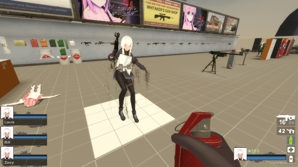 Only Girls Frontline M590 Zoey (request) (Mod) for Left 4 Dead 2 ...