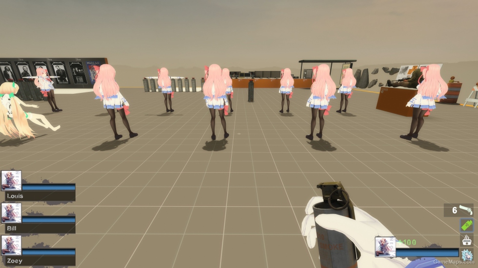 Only Girls Frontline Negev Zoey (request) (Mod) for Left 4 Dead 2 - GameMaps.com