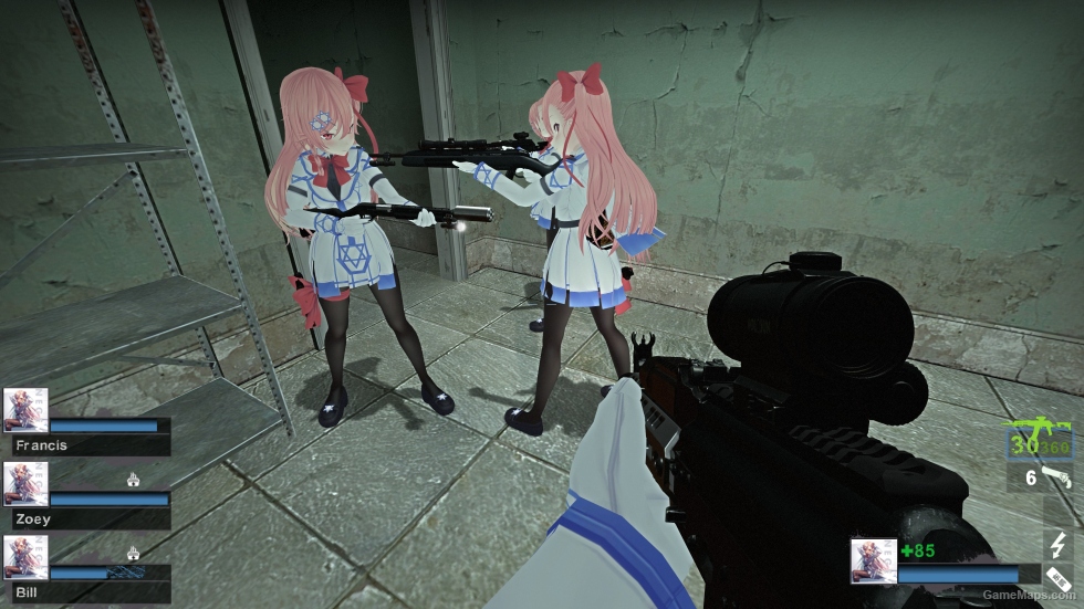 Only Girls Frontline Negev Zoey (request) (Mod) for Left 4 Dead 2 - GameMaps.com