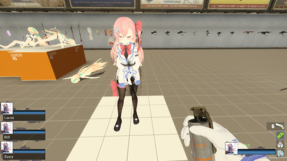 Only Girls Frontline Negev Zoey (request) (Mod) for Left 4 Dead 2 - GameMaps.com