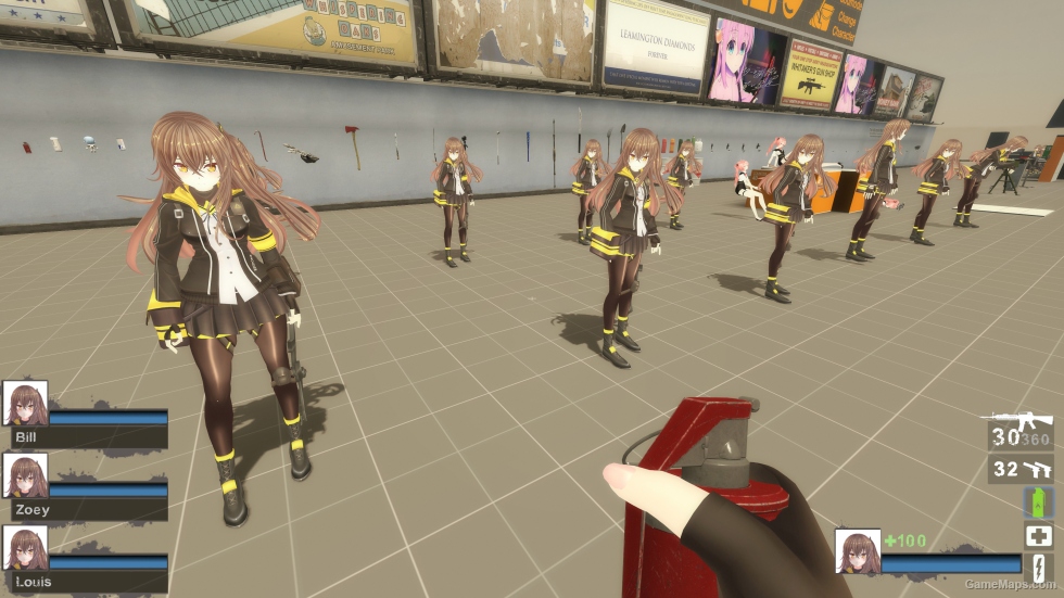 Only Girls Frontline UMP45 Zoey (request) (Mod) for Left 4 Dead 2 ...