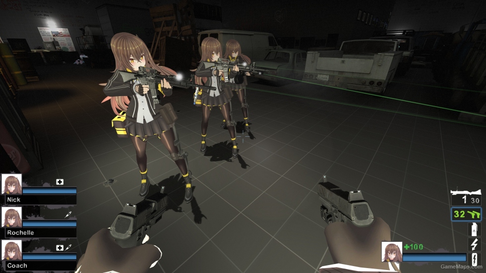 Only Girls Frontline UMP45 Zoey (request) (Mod) for Left 4 Dead 2 - GameMaps.com