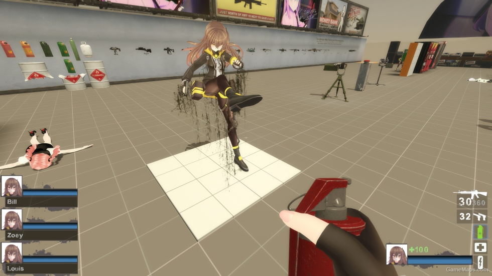 Only Girls Frontline UMP45 Zoey (request) (Mod) for Left 4 Dead 2 - GameMaps.com