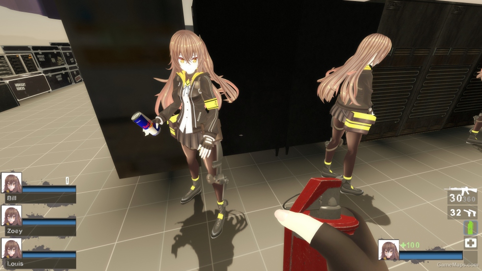 Only Girls Frontline UMP45 Zoey (request) (Mod) for Left 4 Dead 2 - GameMaps.com
