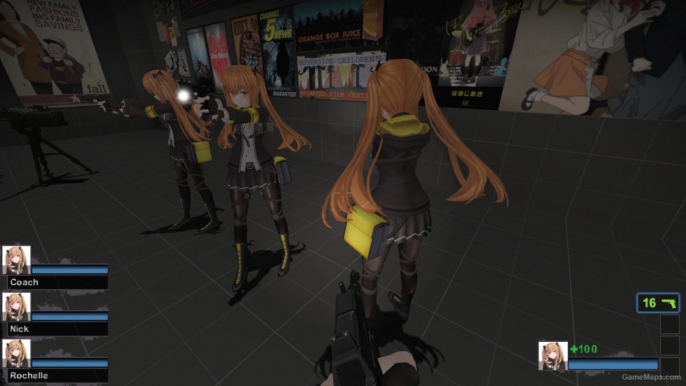 Only Girls Frontline UMP9 Zoey (request) (Mod) for Left 4 Dead 2 - GameMaps.com