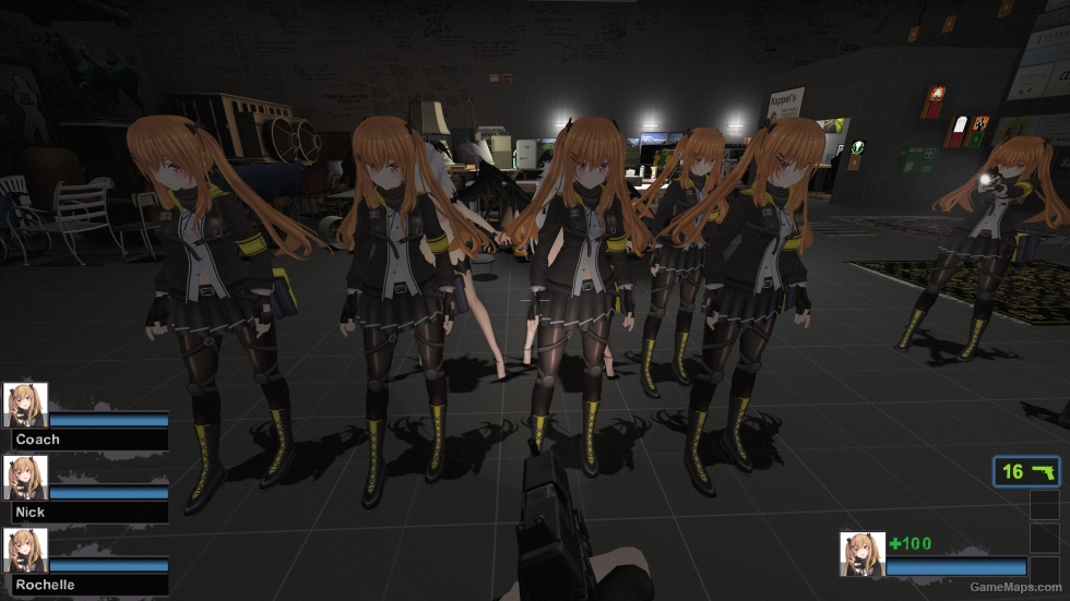 Only Girls Frontline UMP9 Zoey (request) (Mod) for Left 4 Dead 2 - GameMaps.com