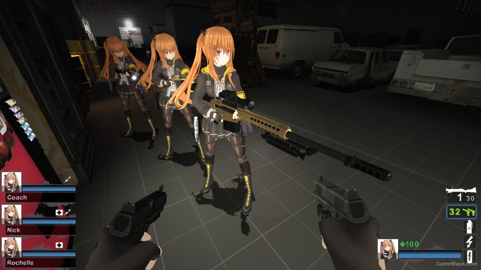 Only Girls Frontline UMP9 Zoey (request) (Mod) for Left 4 Dead 2 - GameMaps.com