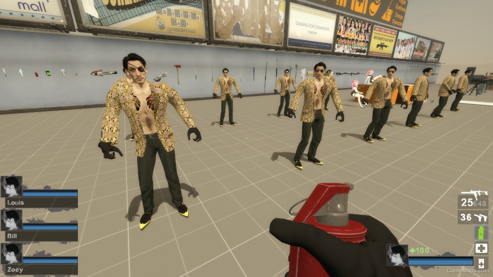 Only Goro Majima Y3 (request) (Mod) for Left 4 Dead 2 - GameMaps.com