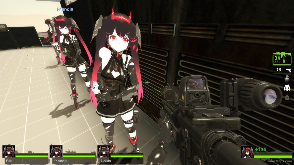 Only Gray Raven Lucia Zoey (request) (Mod) for Left 4 Dead 2 - GameMaps.com