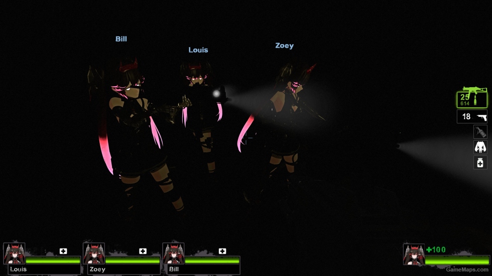 Only Gray Raven Lucia Zoey (request) (Mod) for Left 4 Dead 2 - GameMaps.com