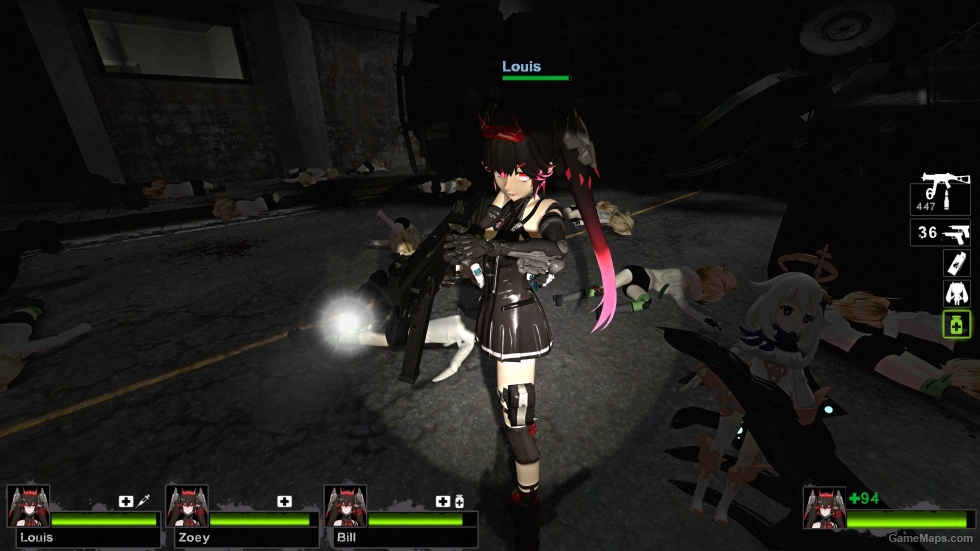 Only Gray Raven Lucia Zoey (request) (Mod) for Left 4 Dead 2 - GameMaps.com