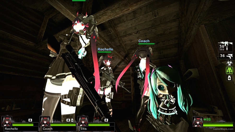 Only Gray Raven Lucia Zoey (request) (Mod) for Left 4 Dead 2 - GameMaps.com