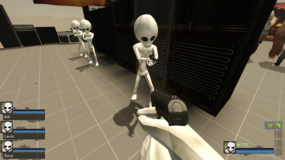 Only Grey Alien (Mod) for Left 4 Dead 2 - GameMaps.com