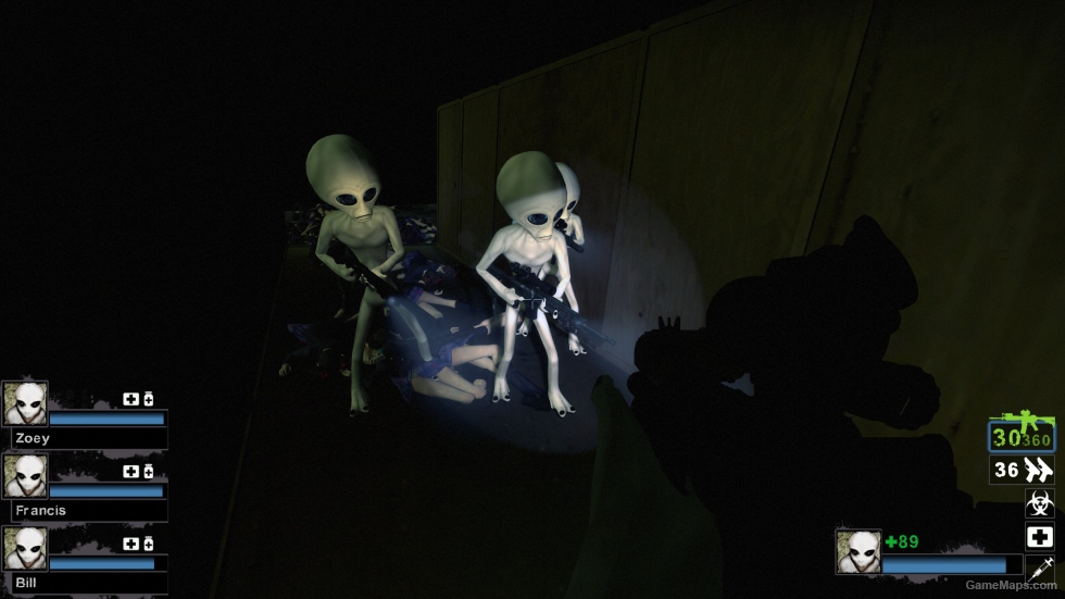 Only Grey Alien (Mod) for Left 4 Dead 2 - GameMaps.com