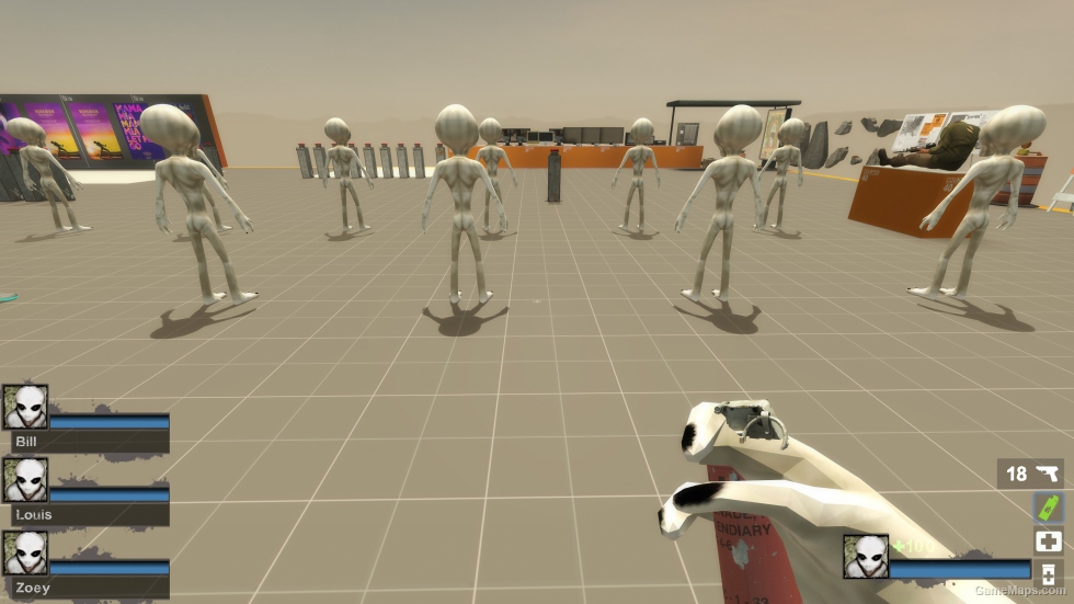 Only Grey Alien (Mod) for Left 4 Dead 2 - GameMaps.com