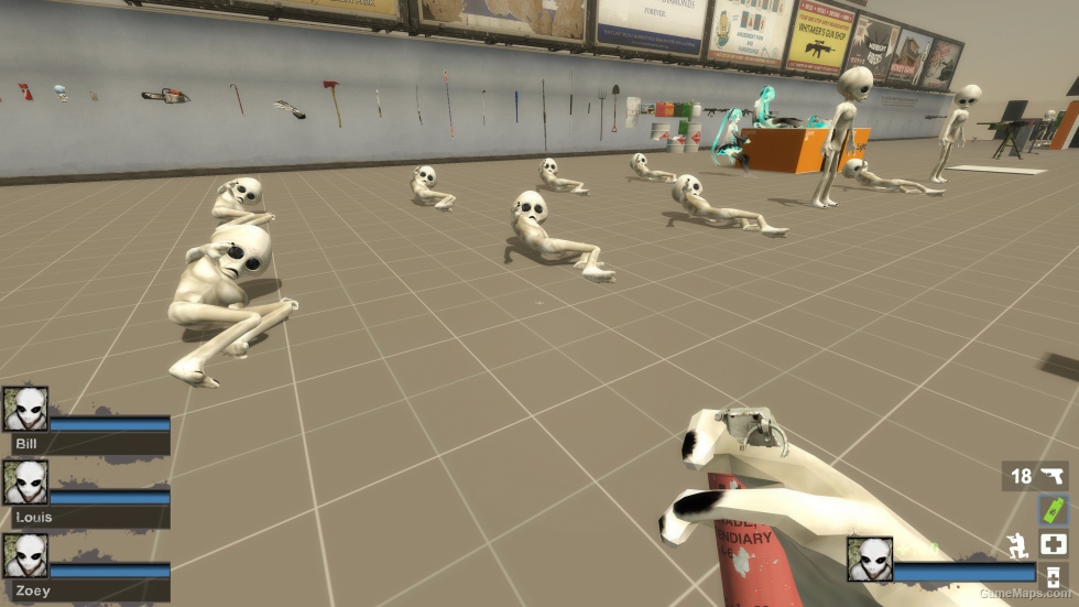 Only Grey Alien (Mod) for Left 4 Dead 2 - GameMaps.com