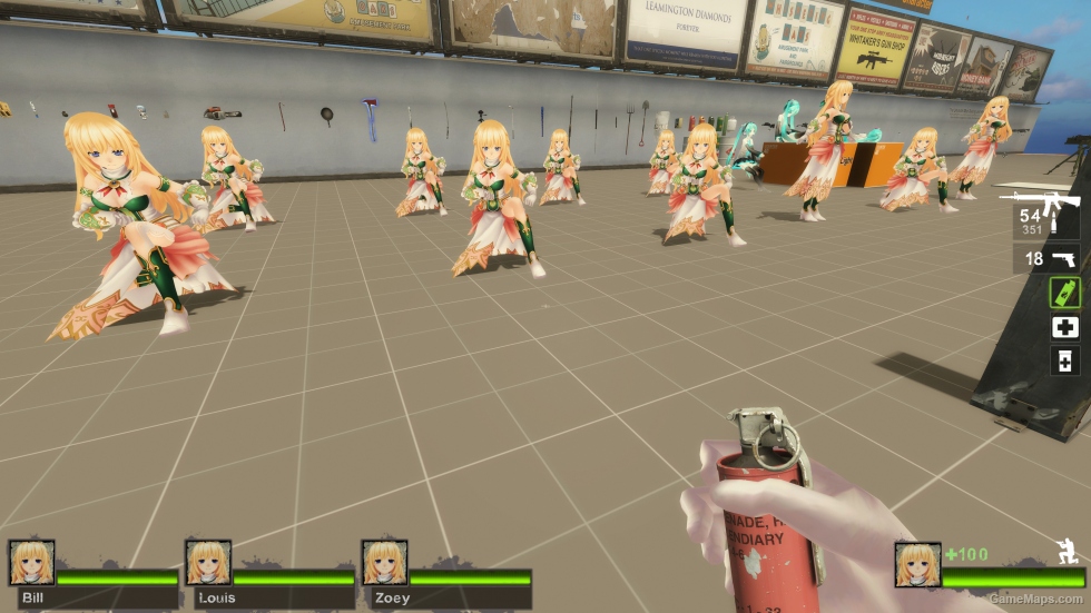 Only HDN Vert Zoey (request) (Mod) for Left 4 Dead 2 - GameMaps.com