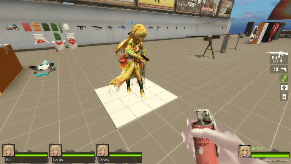 Only HDN Vert Zoey (request) (Mod) for Left 4 Dead 2 - GameMaps.com